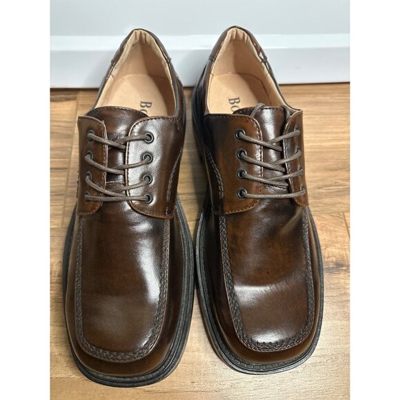 BorellI | Shoes | Borelli Mason Mens Size 9 Chocolate Brown Leather ...